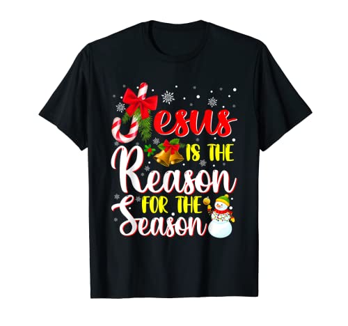 Christian Jesus The Reason Christmas Stocking Stuffer Gifts T-Shirt