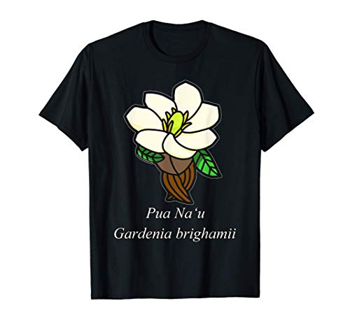 Pua Nau - Gardenia brighamii T-Shirt