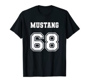 jersey style classic mustang 68 1968 horse airplane car t-shirt