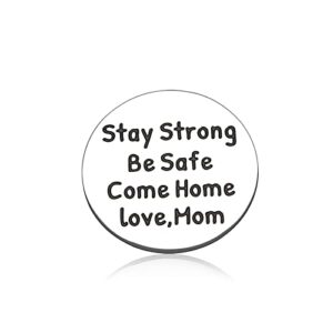 Inspirational Gift for Son Daughter Pocket Hug Token From Mom Dad Family Drive Safe for New Driver Her Kids Valentines Day Christmas Gifts for Boy Girl Stocking Stuffers Birthday Present for Him Her