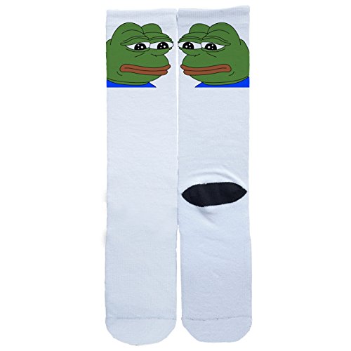 Sad Frog Pepe Custom Socks