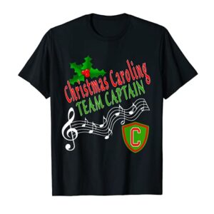 Christmas Caroling Captain Funny Stocking Stuffer T-Shirt