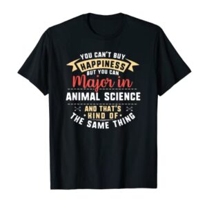 Funny Animal Science Major Student Shirt Graduation Gift T-Shirt