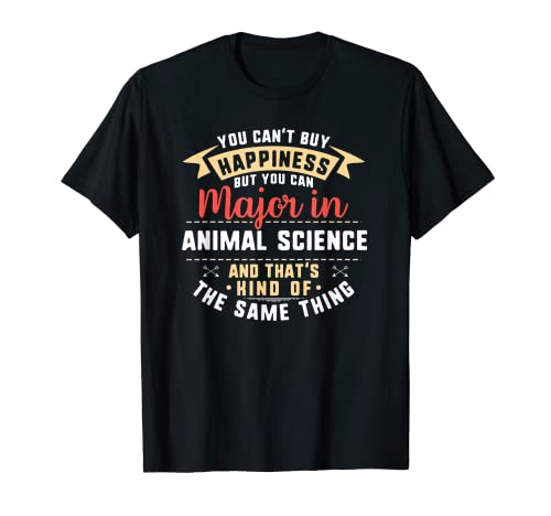 Funny Animal Science Major Student Shirt Graduation Gift T-Shirt