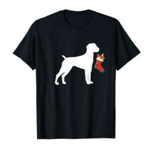 German Shorthaired Pointer Christmas Stocking Stuffer Dog T-Shirt