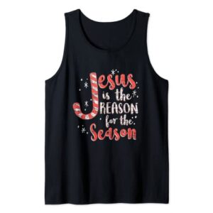 Christian Jesus The Reason Christmas Stocking Stuffer Tank Top