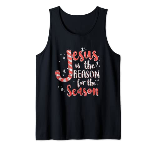 Christian Jesus The Reason Christmas Stocking Stuffer Tank Top