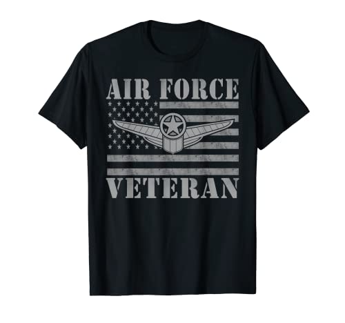 Veteran US Air Force - American Flag Veterans Mens Top T-Shirt