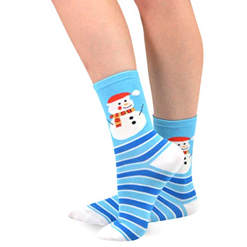 TeeHee Christmas Holiday 12-Pack Gift Socks for Men with Gift Box (Holiday-C)