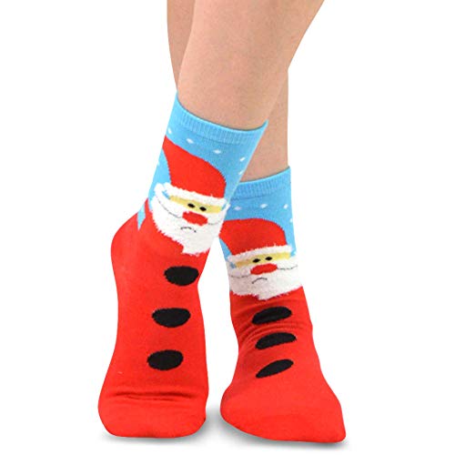 TeeHee Christmas Holiday 12-Pack Gift Socks for Men with Gift Box (Holiday-C)