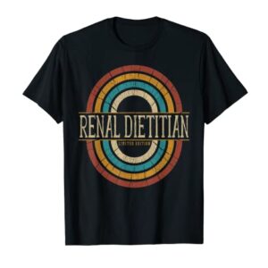 Renal Dietitian Vintage Retro T-Shirt