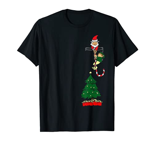 Santa In A Pocket Christmas Stocking Stuffer Gift T-Shirt