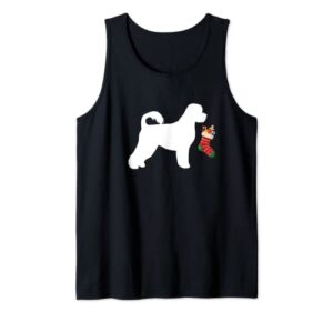 portuguese water dog christmas stocking stuffer dog tank top