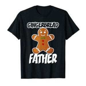 Mens Gingerbread Father Christmas Stocking Stuffer T-Shirt