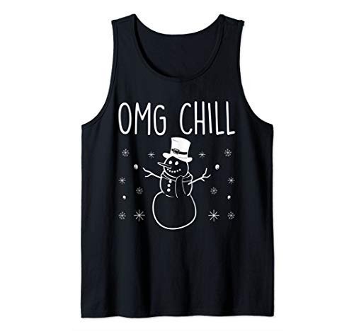 Christmas Snowman Funny Cute Tank Top