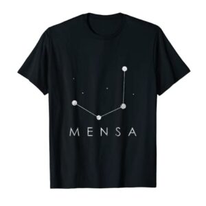 Mensa Constellation Galaxies Astrology Horoscope Gift T-Shirt