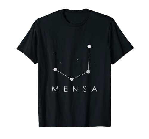 Mensa Constellation Galaxies Astrology Horoscope Gift T-Shirt