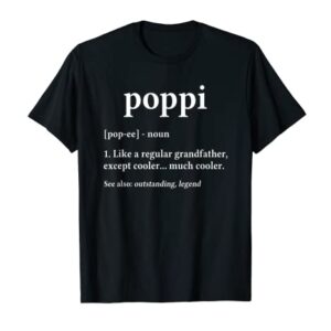 Grandpa Gift for Poppi - Fathers Day Birthday Gift Idea T-Shirt