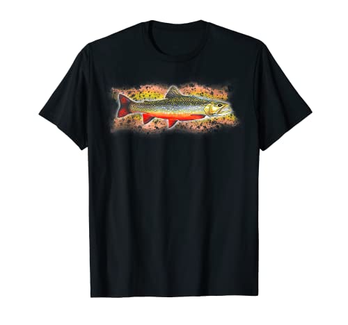 Brook Trout Fishing Graphic T-Shirt