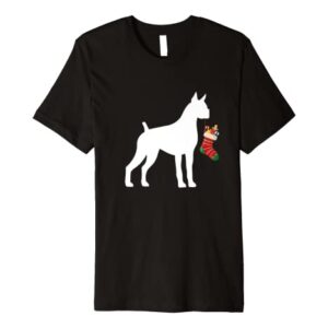 Boxer Christmas Stocking Stuffer Dog Premium T-Shirt