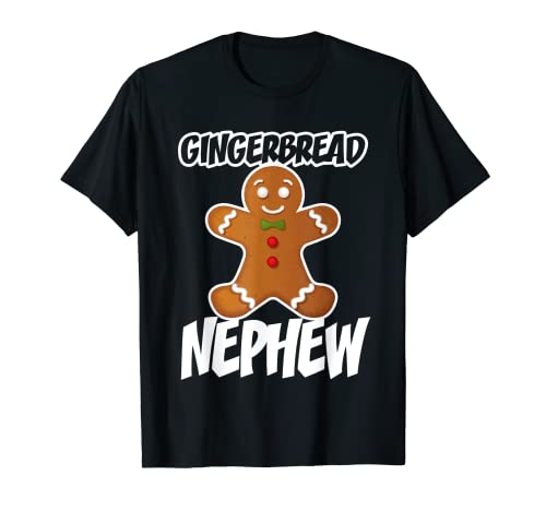 Gingerbread Nephew Christmas Stocking Stuffer T-Shirt