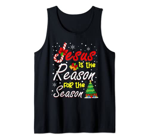 Christian Jesus The Reason Christmas Stocking Stuffer Gifts Tank Top