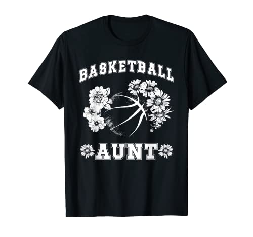 Proud Basketball Aunt T-Shirt