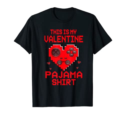 This Is My Valentine Matching Family Gaming Teen Gamer Boy T-Shirt