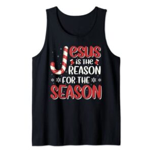 Christian Jesus The Reason Christmas Stocking Stuffer Tank Top