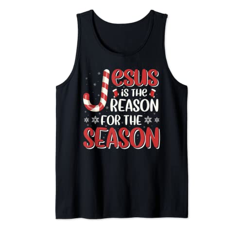 Christian Jesus The Reason Christmas Stocking Stuffer Tank Top