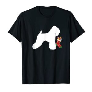 Wheaten Terrier Christmas Stocking Stuffer Dog T-Shirt