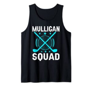 mulligan squad golf team golfer golfing stocking stuffer tank top