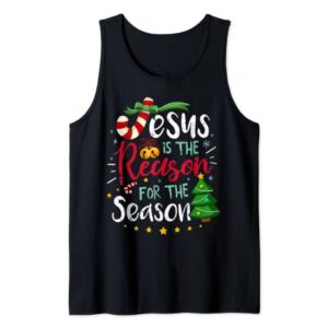 Christian Jesus The Reason Christmas Stocking Stuffer Gift Tank Top