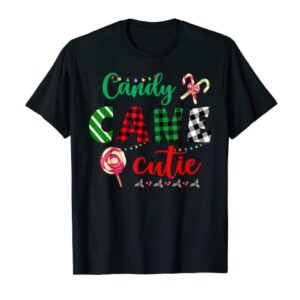 Candy Cane Cutie Christmas Stocking Stuffer Gift Kids T-Shirt