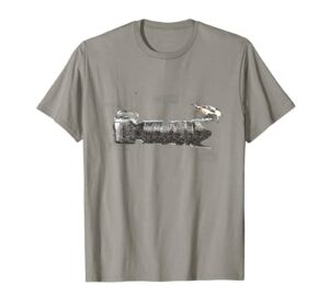 bird on long lens camera photography bird photographer t-shirt