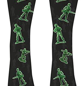 ThisWear Nostalgic Socks Toy Soldier Socks Army Crew Socks Little Green Army Men 1-Pair Novelty Crew Socks