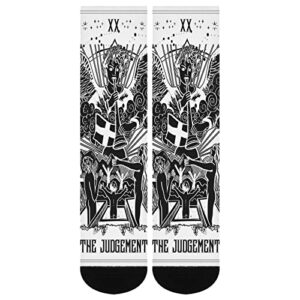 Tarot Card Judgement Socks for Women Socks for Men Crew Socks for Boys Mid Socks for Girls Stocking Stuffers for Teens Casual Athletic Sport Dress Socks