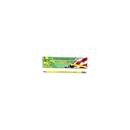 Ticonderoga Yellow Pencil, No.1 Extra Soft Lead, Dozen DIX13881