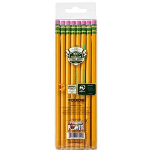 Ticonderoga #2 Pencils, Wood-Cased, 6 24-Count Hang-Tab Boxes, Total 144 Pencils, Yellow (13924) (13924N)