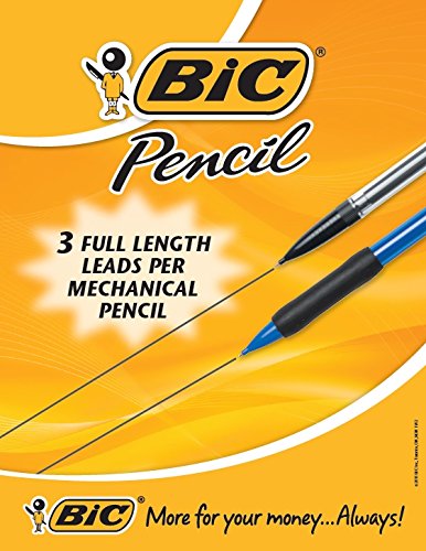 BIC Mechanical Pencil, Medium Point, 0.7mm, 5 ct