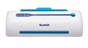 scotch brand pro thermal laminator, never jam technology automatically prevents misfed items, 2 roller system, 9 inch (tl906)