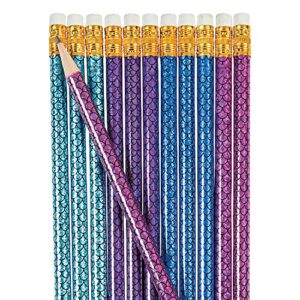 fun express – mermaid pencil – stationery – pencils – pencils – printed – 24 pieces