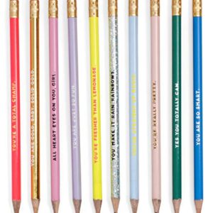 ban.do Women's Write On Graphite Pencil Set of 10, Compliments