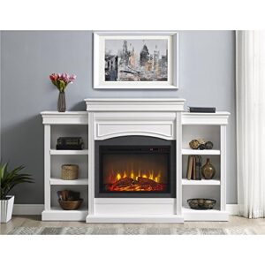 ameriwood home lamont mantel fireplace, white