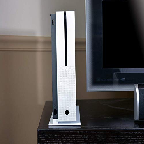 KlsyChry Vertical Stand for Xbox One S Console-White