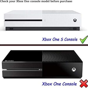 KlsyChry Vertical Stand for Xbox One S Console-White