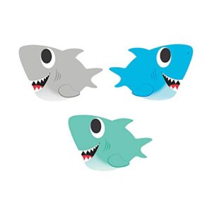 fun express shark bulletin board cutouts – 48 pieces – classroom, home education and party decor