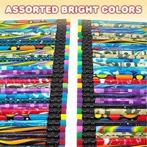 ArtCreativity 72 PC Pencil Assortment for Kids, Fun Assorted Number 2 Pencils, Bulk Wooden Writing Pencils with Durable Erasers, Teacher Supplies for Classroom, Student Reward, Stationery Party Favors