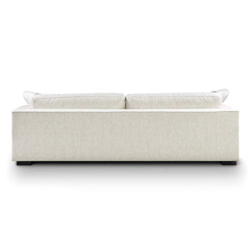 POLY & BARK Capri Fabric Sofa, Bright Ash