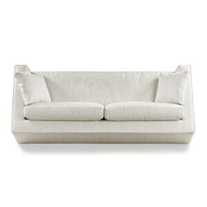 POLY & BARK Capri Fabric Sofa, Bright Ash